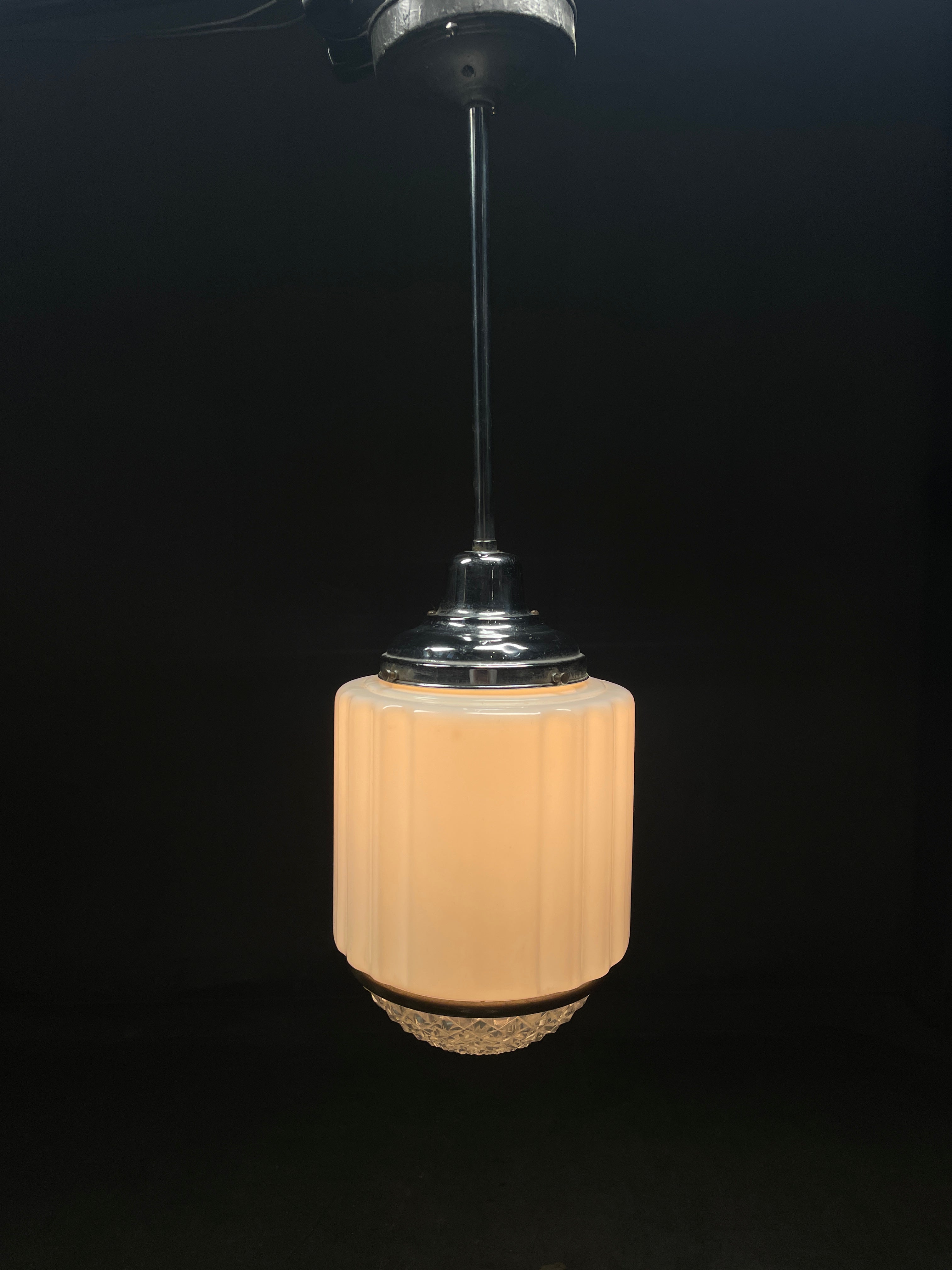 1920 Art deco Sky Scraper Pendant Light