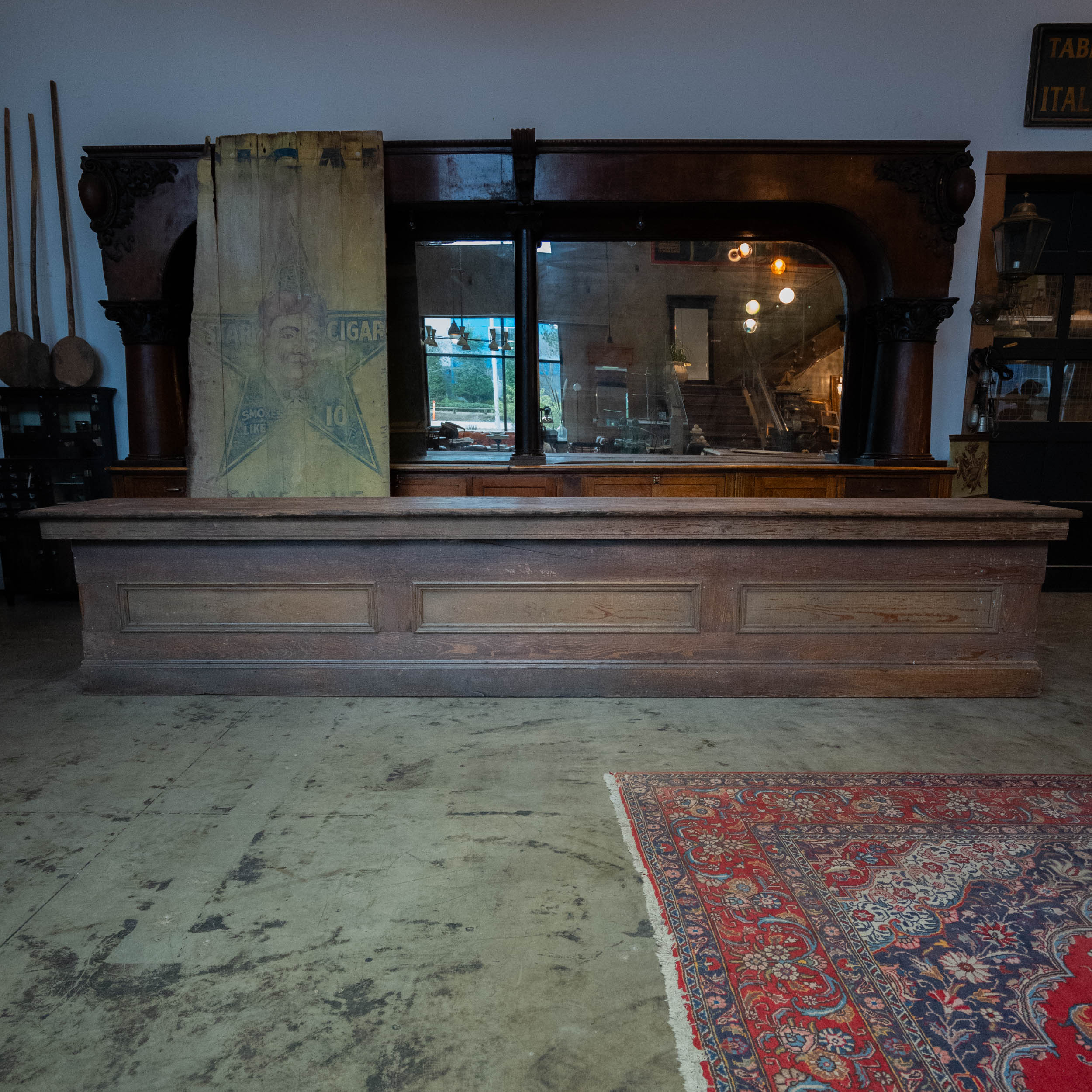 1890 15 ft Mercantile Store Counter