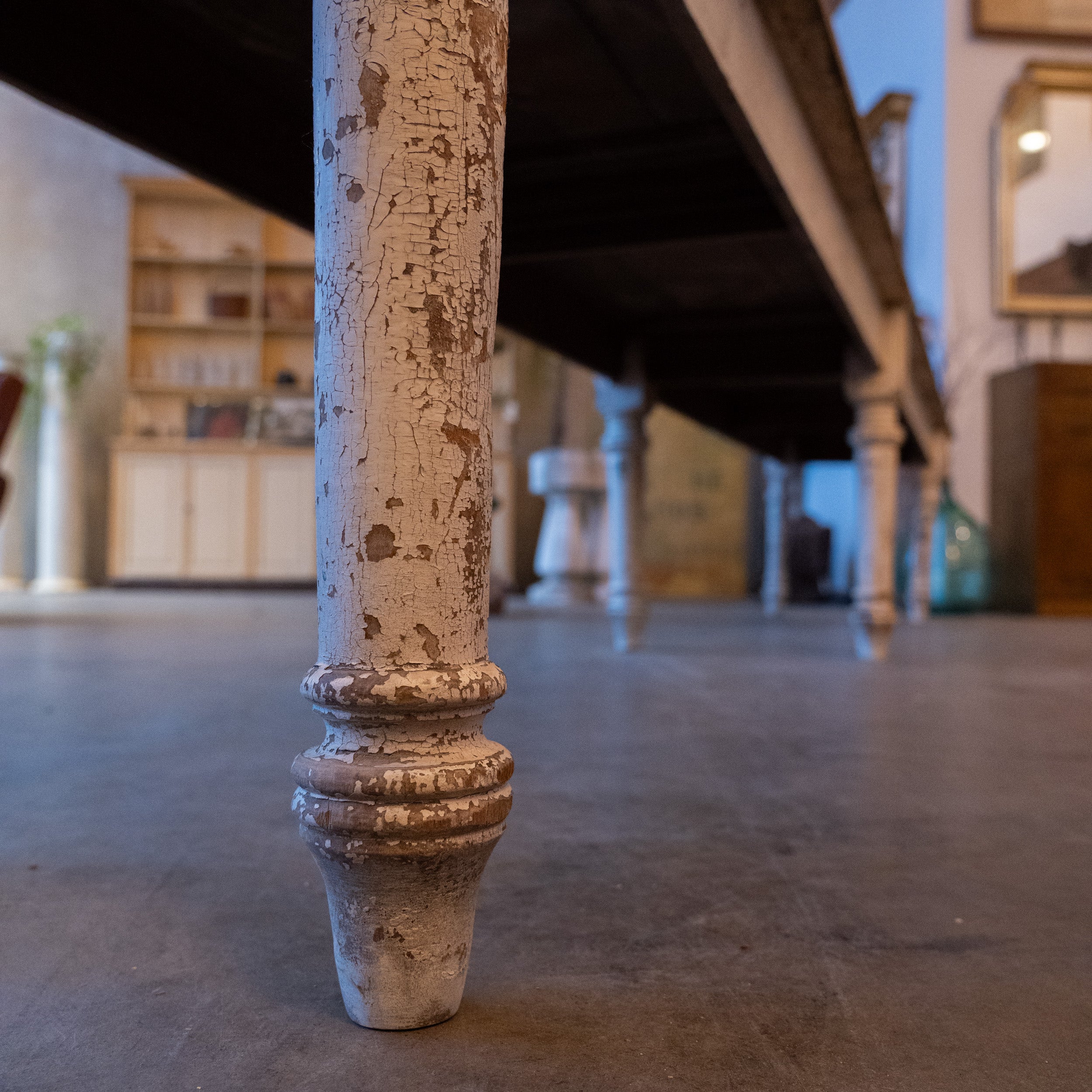 1890 14ft pine mercantile farm table