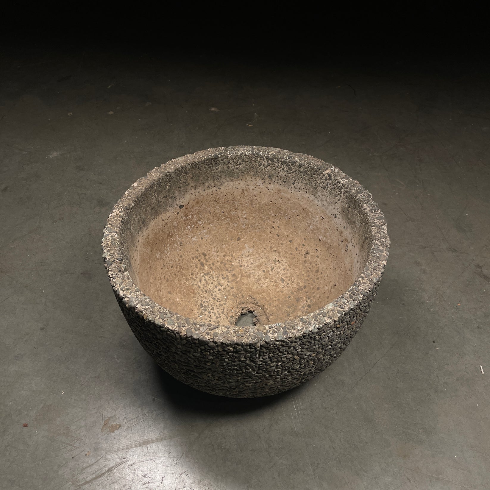 1970 Exposed Aggregate Planter