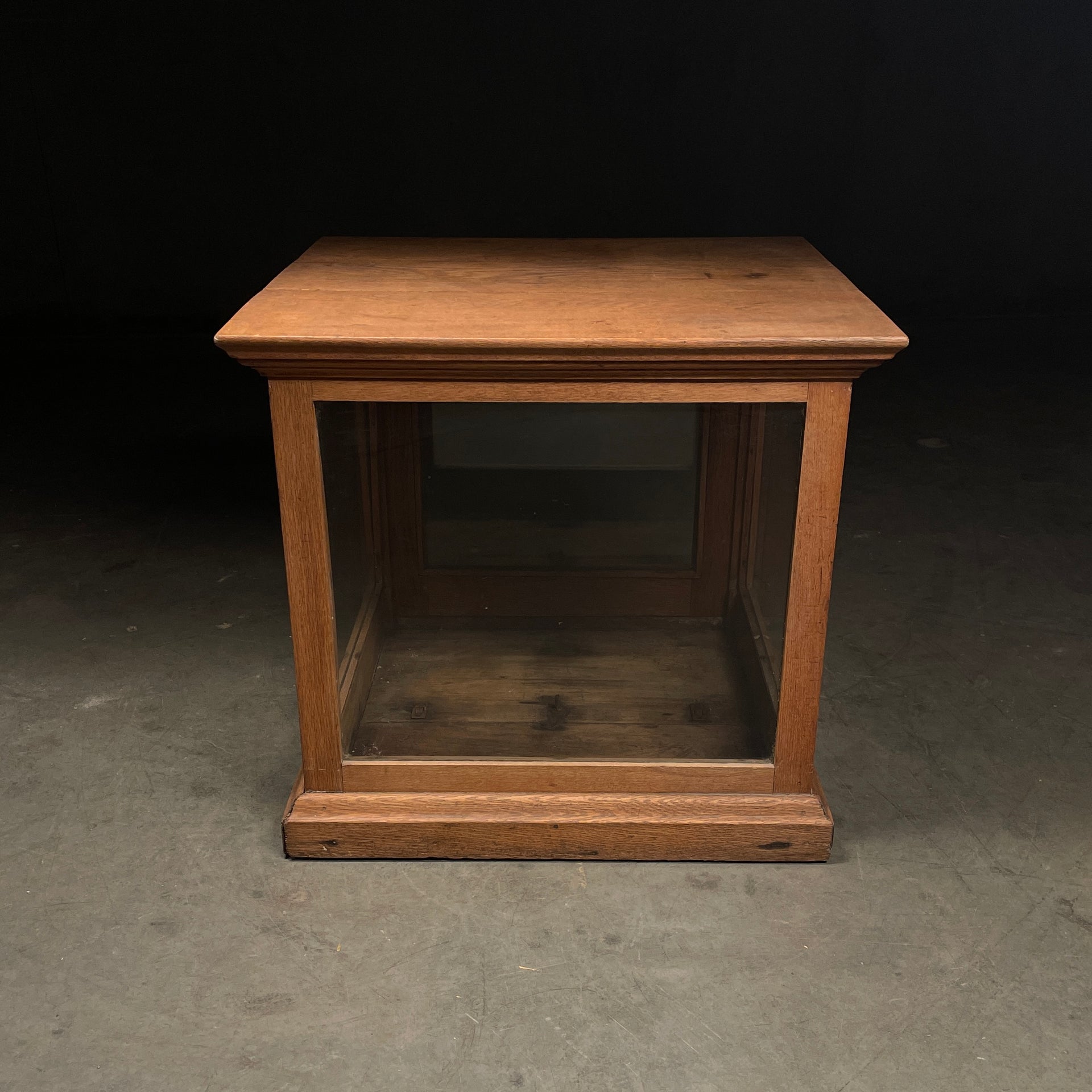 1920 Small Oak Display Case