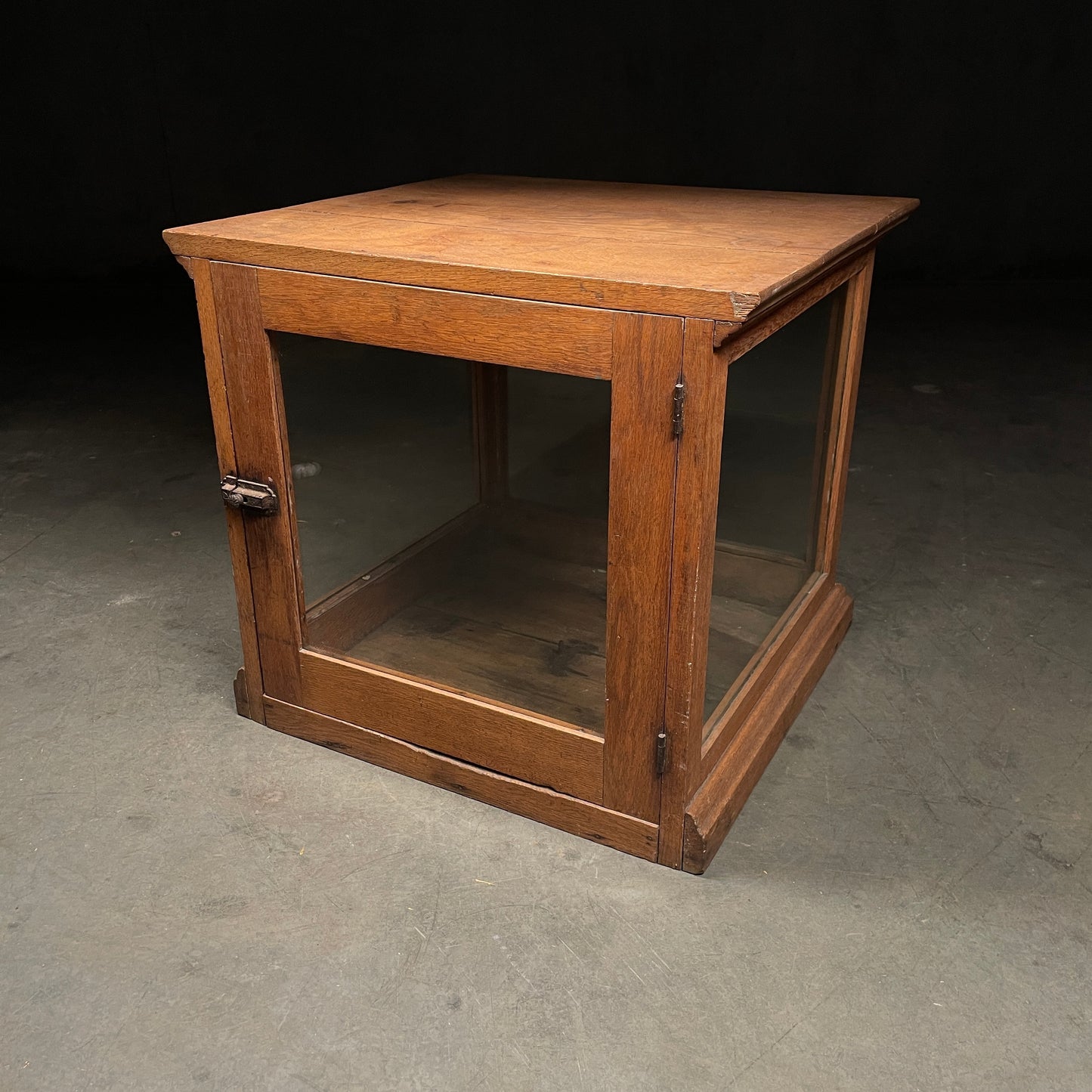 1920 Small Oak Display Case
