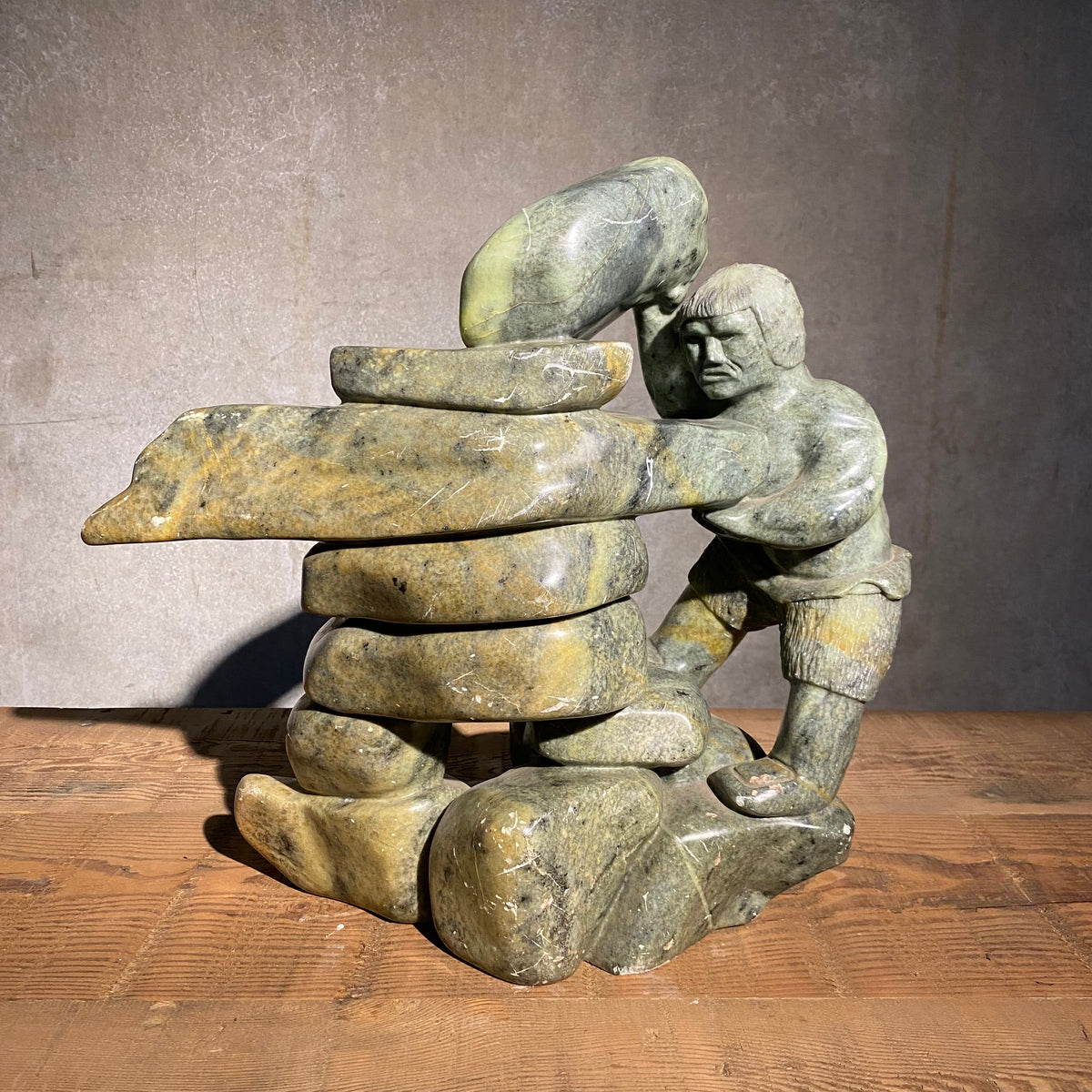 Indigenous Jade Sculpture by Fred Iyak Trimble – Scott Landon Antiques ...