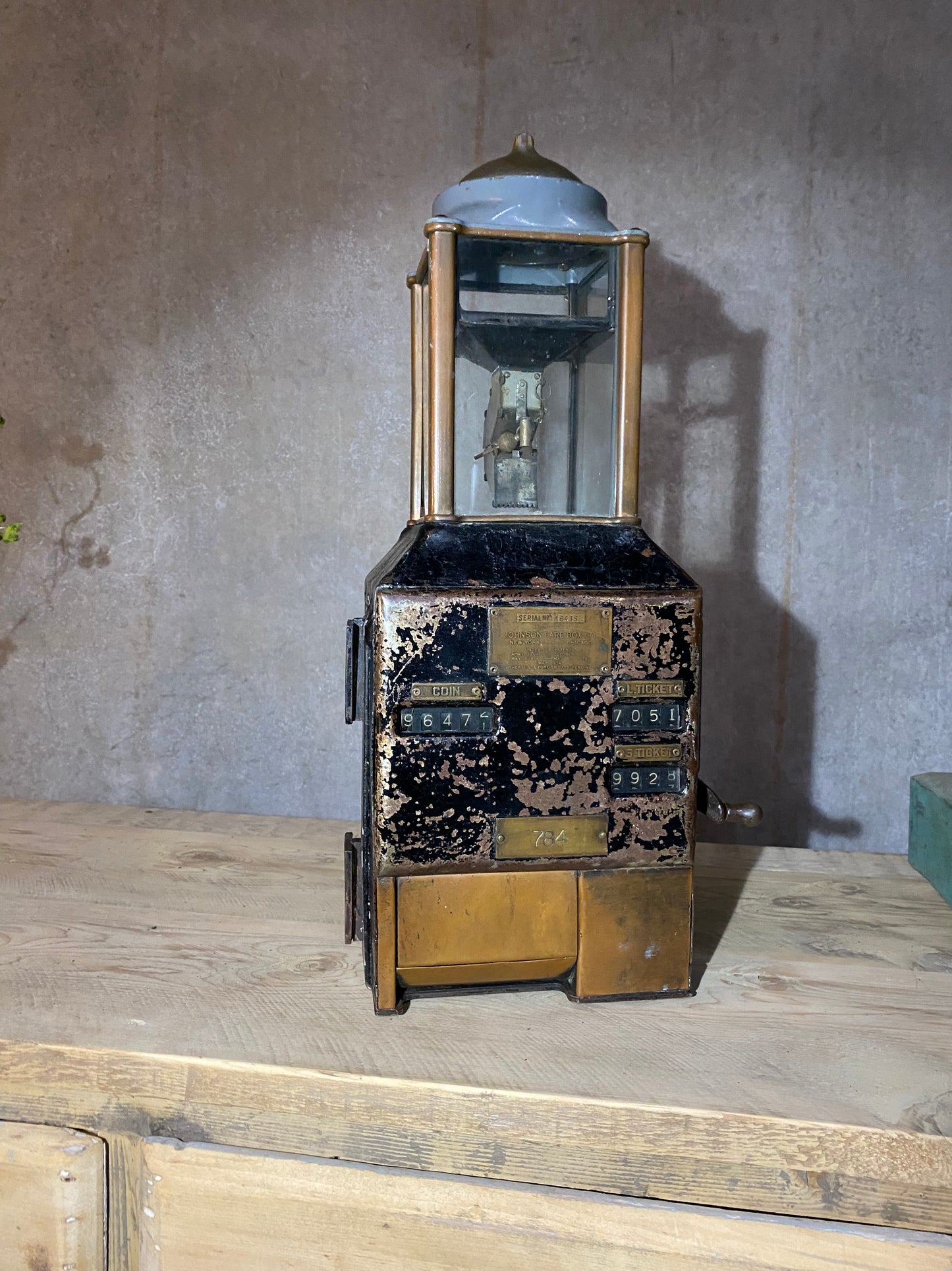 C 1900 Johnson FARE BOX