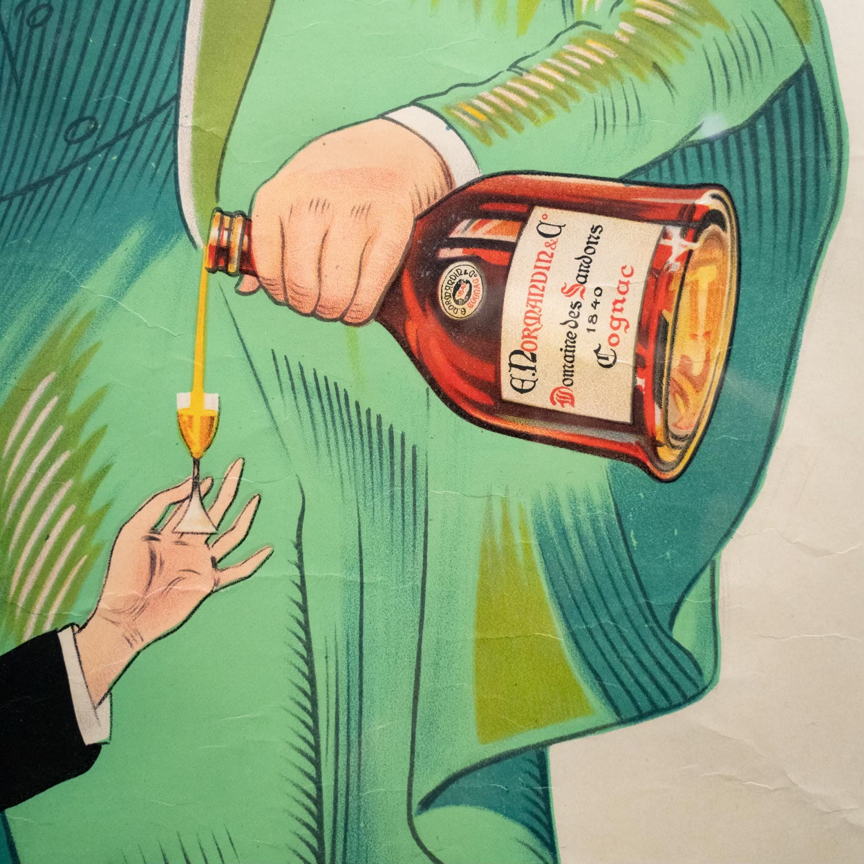 1930 authentic large French liquor advertising poster – Scott Landon ...