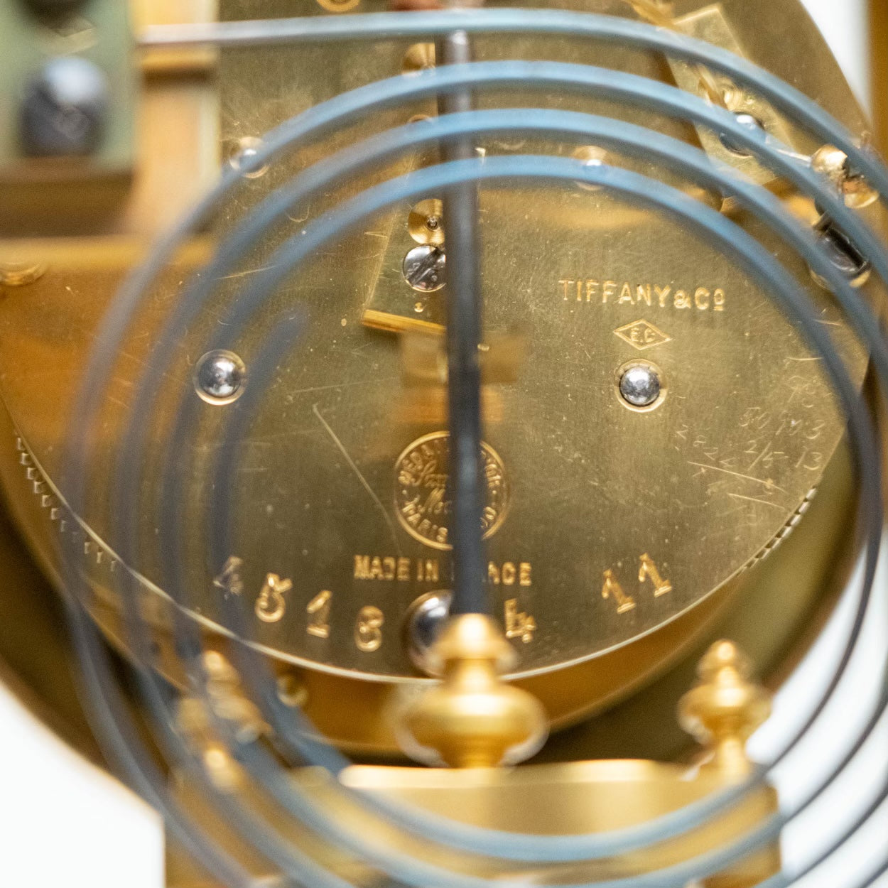 French brass Carriage clock by Tiffany & co. – Scott Landon Antiques ...