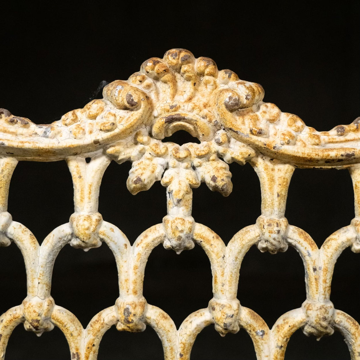 19thc KRAMER bros cast iron garden bench – Scott Landon Antiques and ...