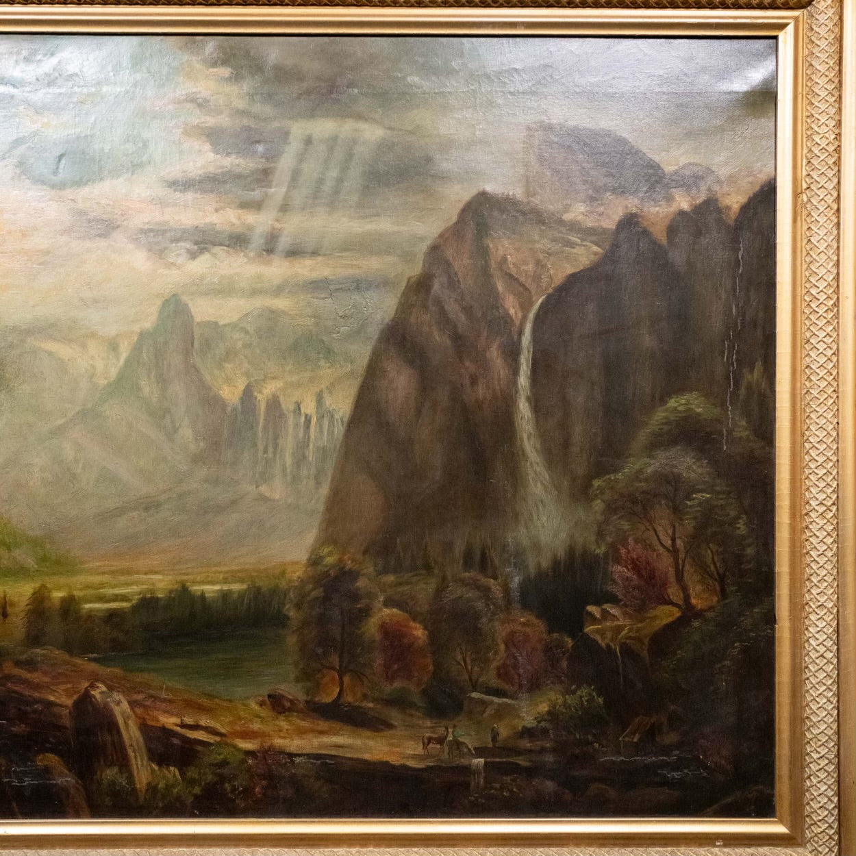 1897 Large oil painting – Scott Landon Antiques and Interiors