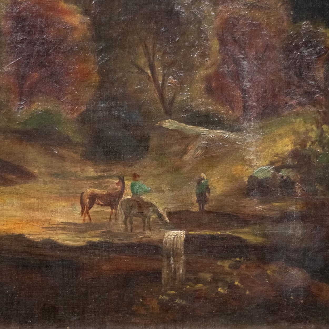 1897 Large oil painting – Scott Landon Antiques and Interiors