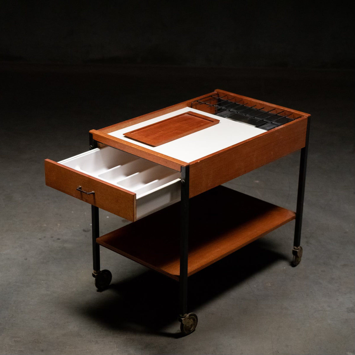 1950 MCM Bar Cart by Salton Inc. NY – Scott Landon Antiques and Interiors