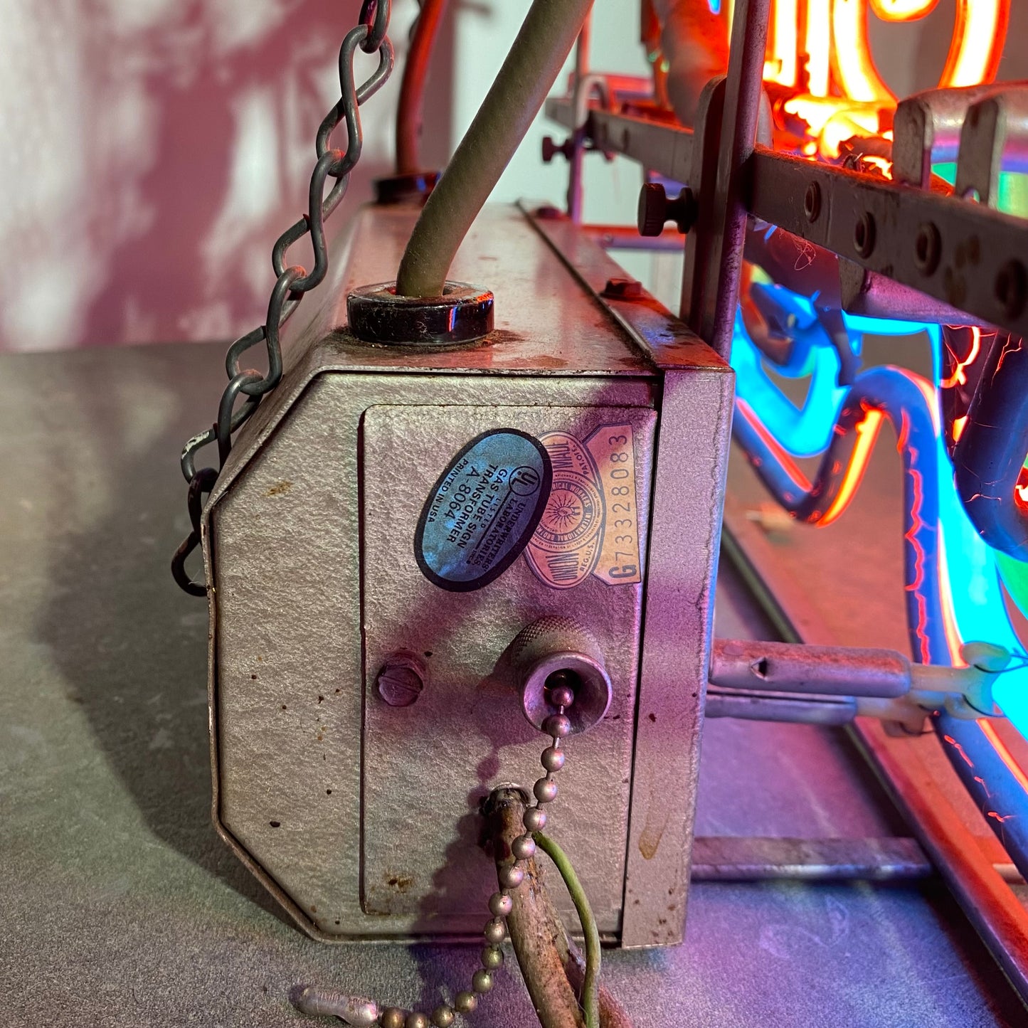 Authentic 1970 Neon "7 Up" Sign