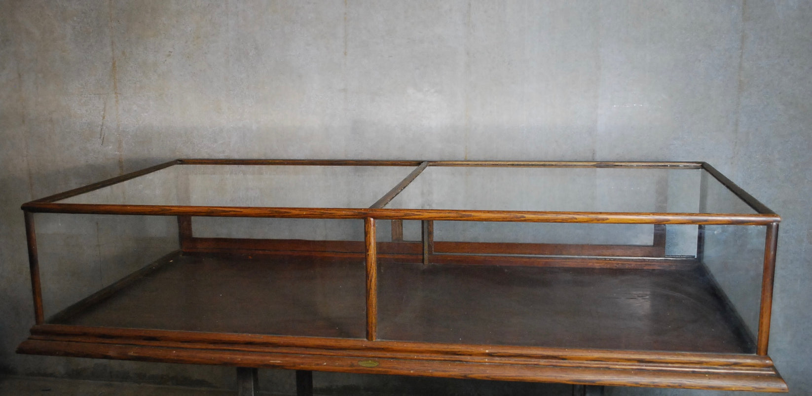 1900 Oak Counter top Showcase Display Mecantile Cabinet